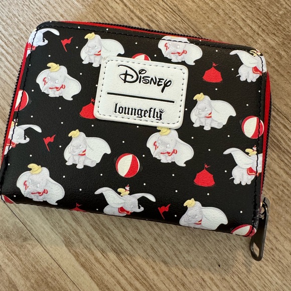 Loungefly | Bags | Loungefly Dumbo Wallet Black And Red | Poshmark